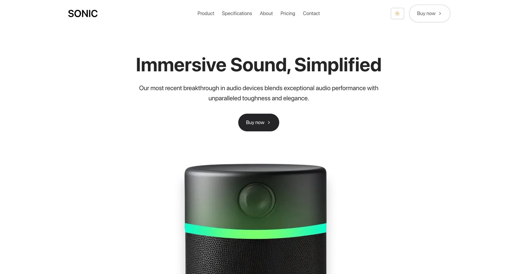 Sonic - Modern Astro Template